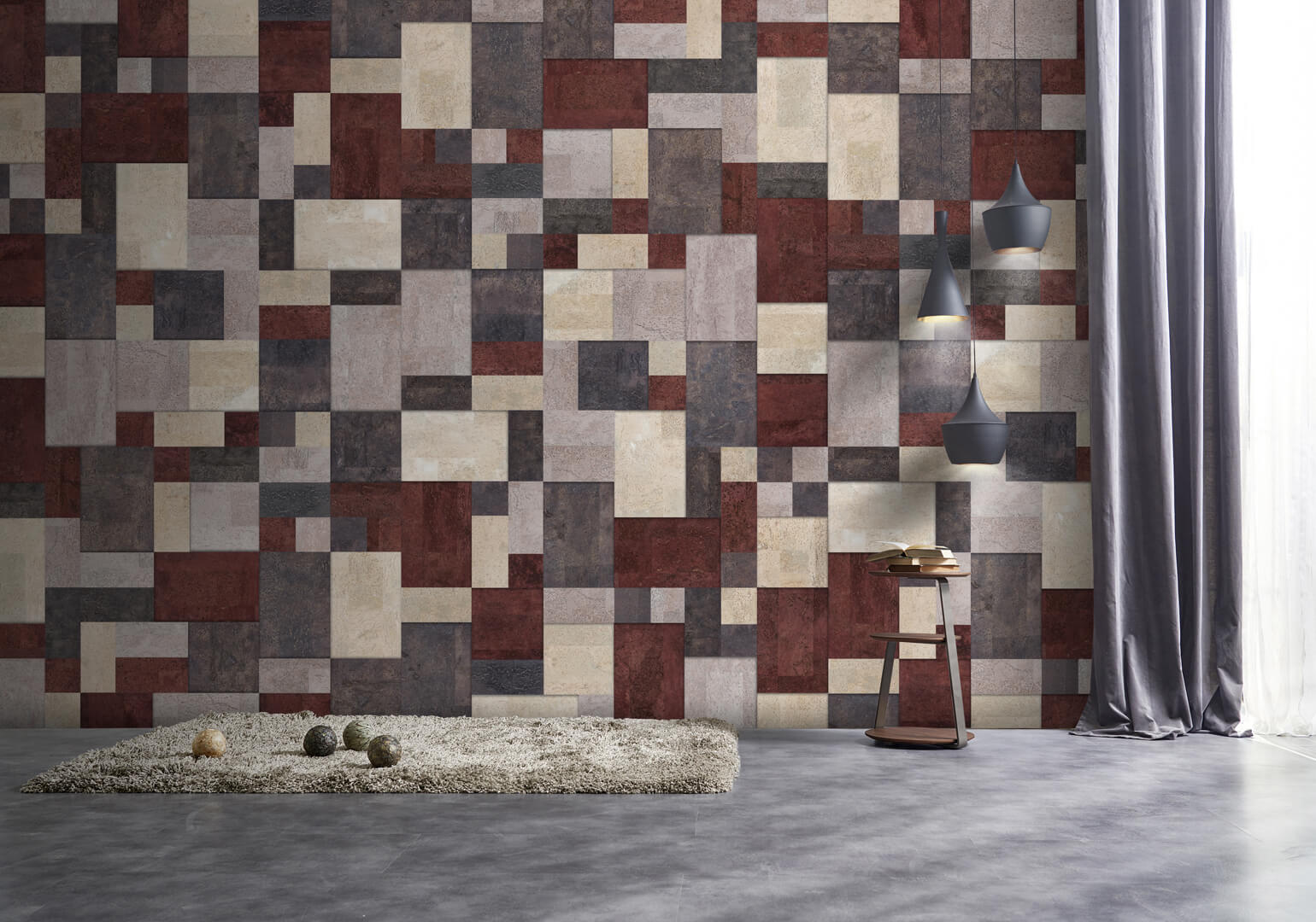 Přírodní obklady stěn Muratto Cork Bricks Grand Milujeme interiérový design